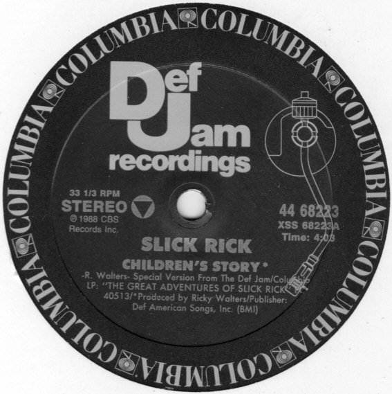 Slick Rick - Children's Story | Def Jam Recordings (44 68223)
